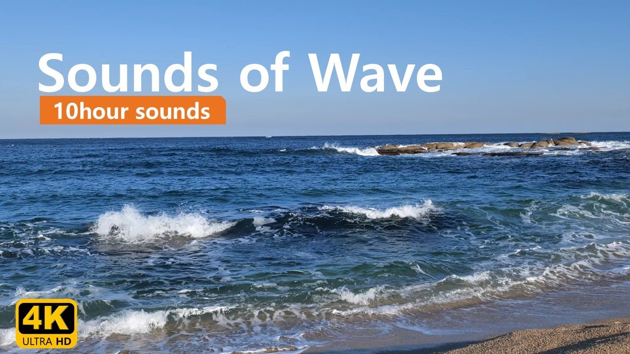 [10hours] Sounds of Rough Waves #insomnia #relax #nature #study - YouTube