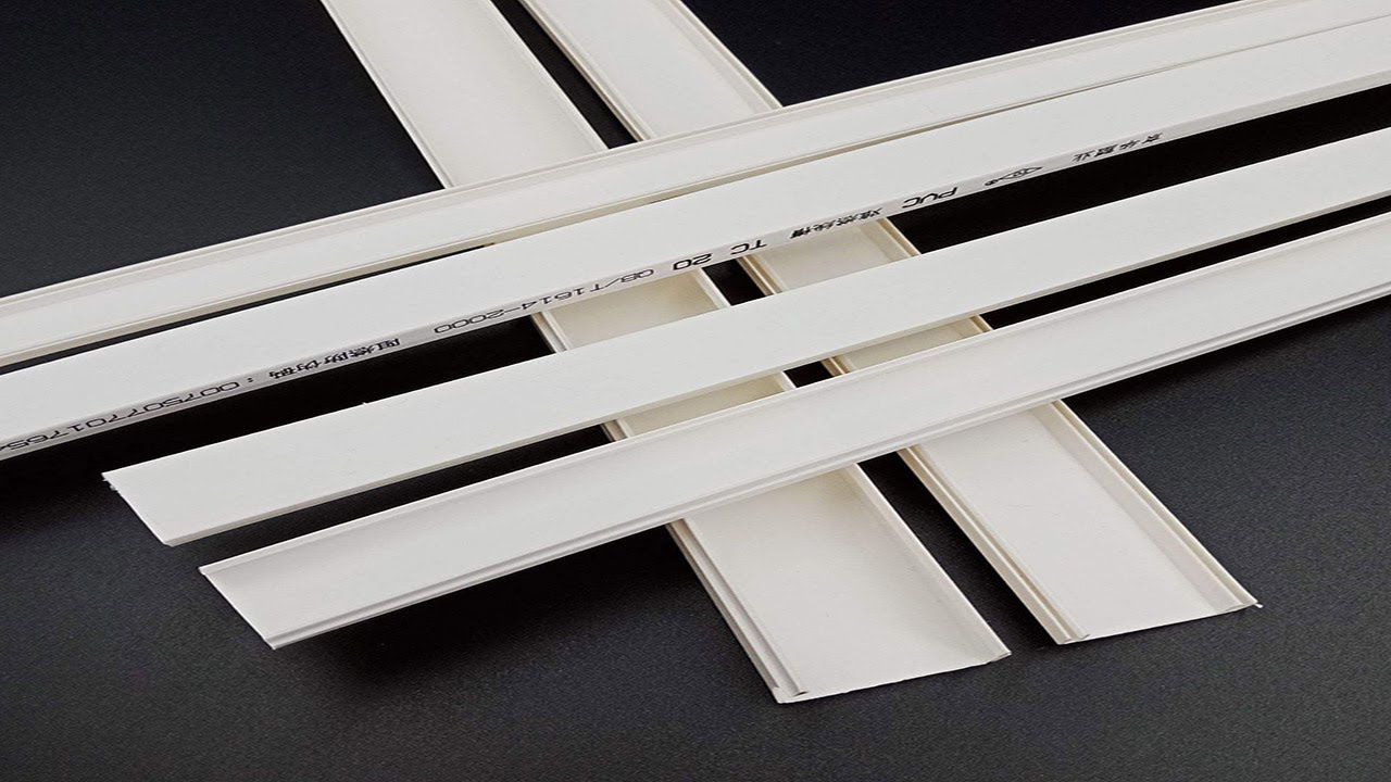 Plastic PVC Cable Trunking Extrusion making machine|PVC wire cover ...