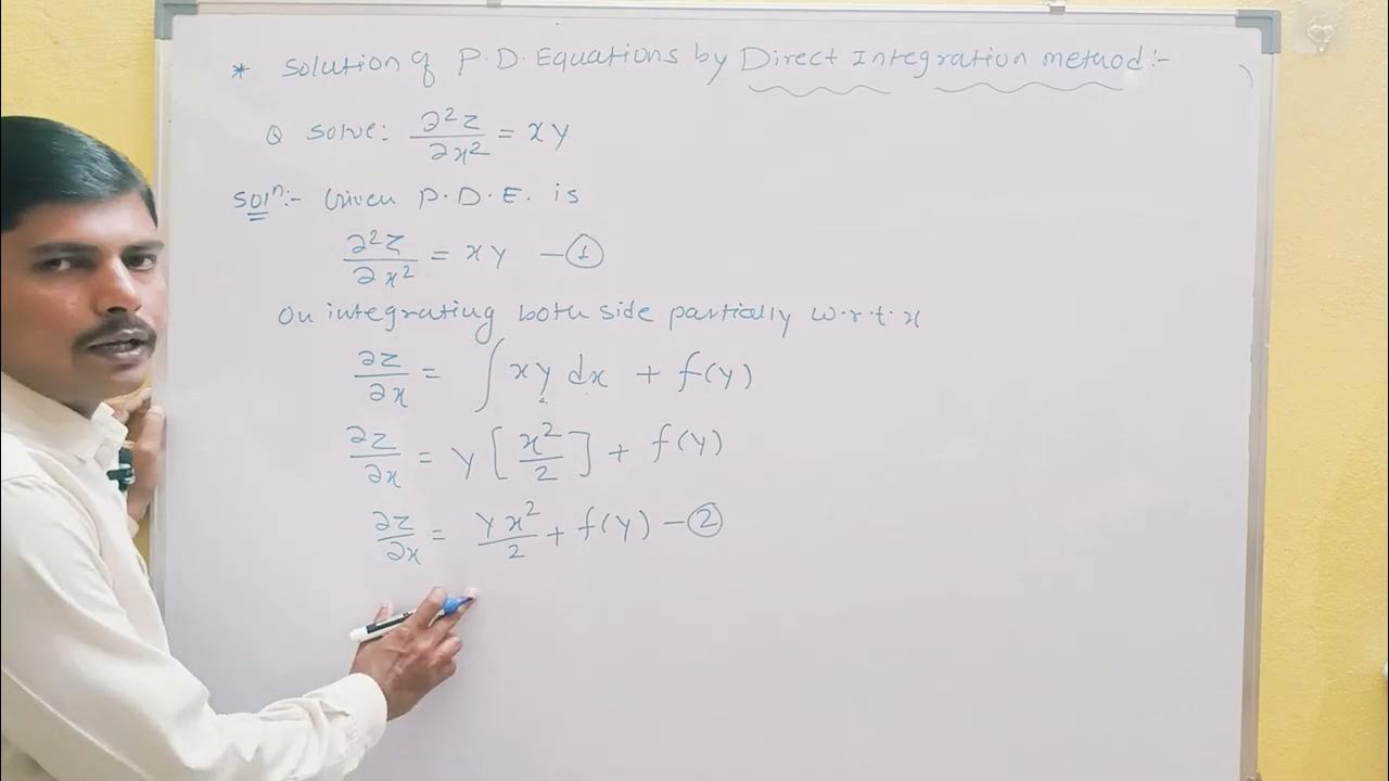 Engineering Maths - Partial differential equation by direct integration ...
