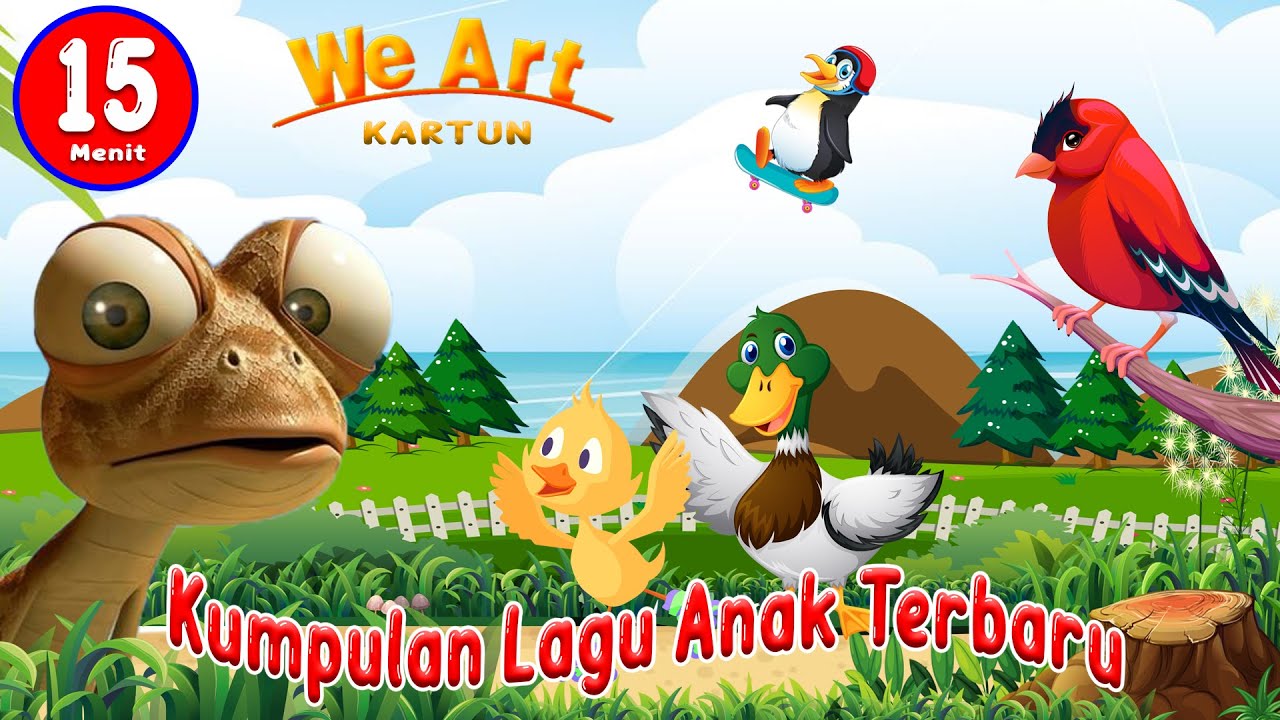 Cicak cicak didinding | Potong Bebek Angsa dan lainnya | lagu anak ...