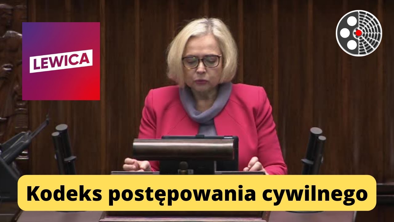 Wanda Nowicka - Kodeks postępowania cywilnego - YouTube