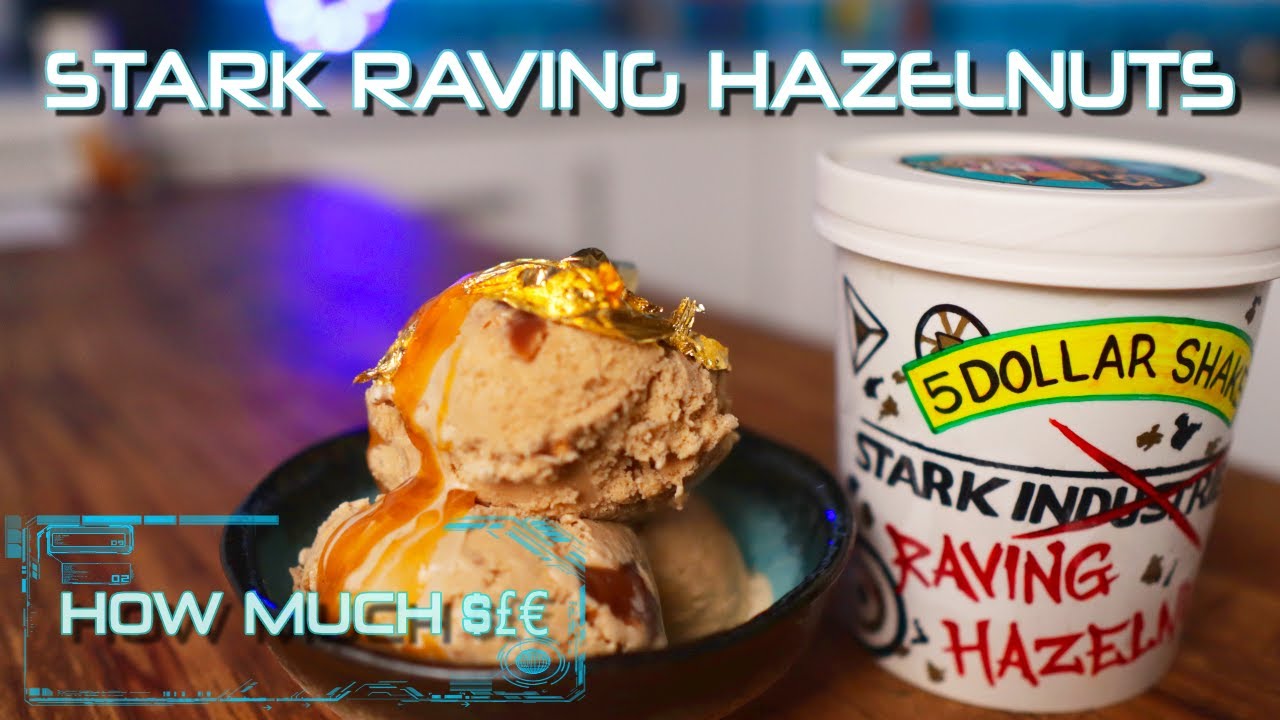 Making Stark Raving Hazelnuts Ice Cream - Super luxury ice cream | Gold ...