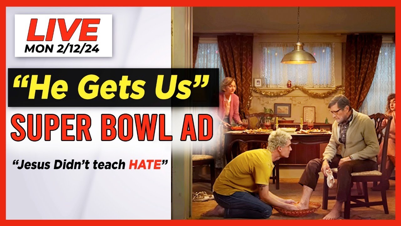 #Hegetsus Super Bowl Commercial: Foot washing NOT HATE - YouTube