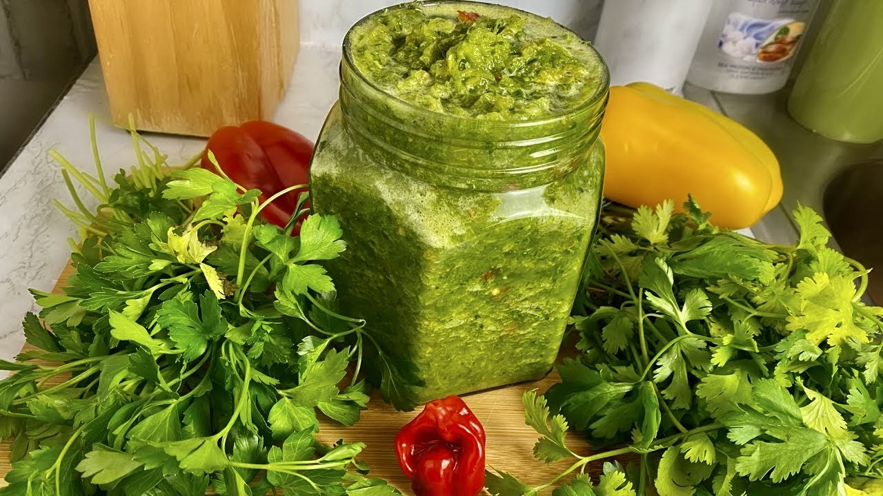 GREEN SEASONING MIXED BLEND \ GREEN MIXED BLEND - YouTube