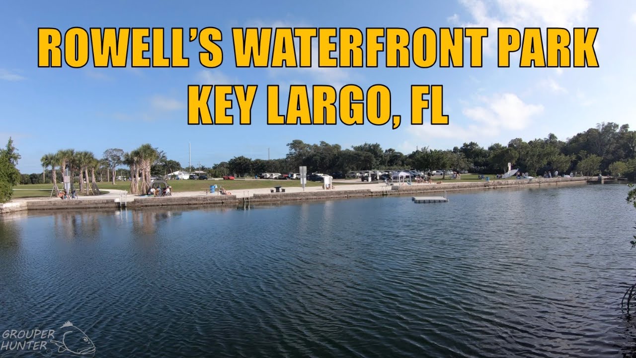 Beautiful Day in Rowell's Waterfront Park in Key Largo, Florida - YouTube