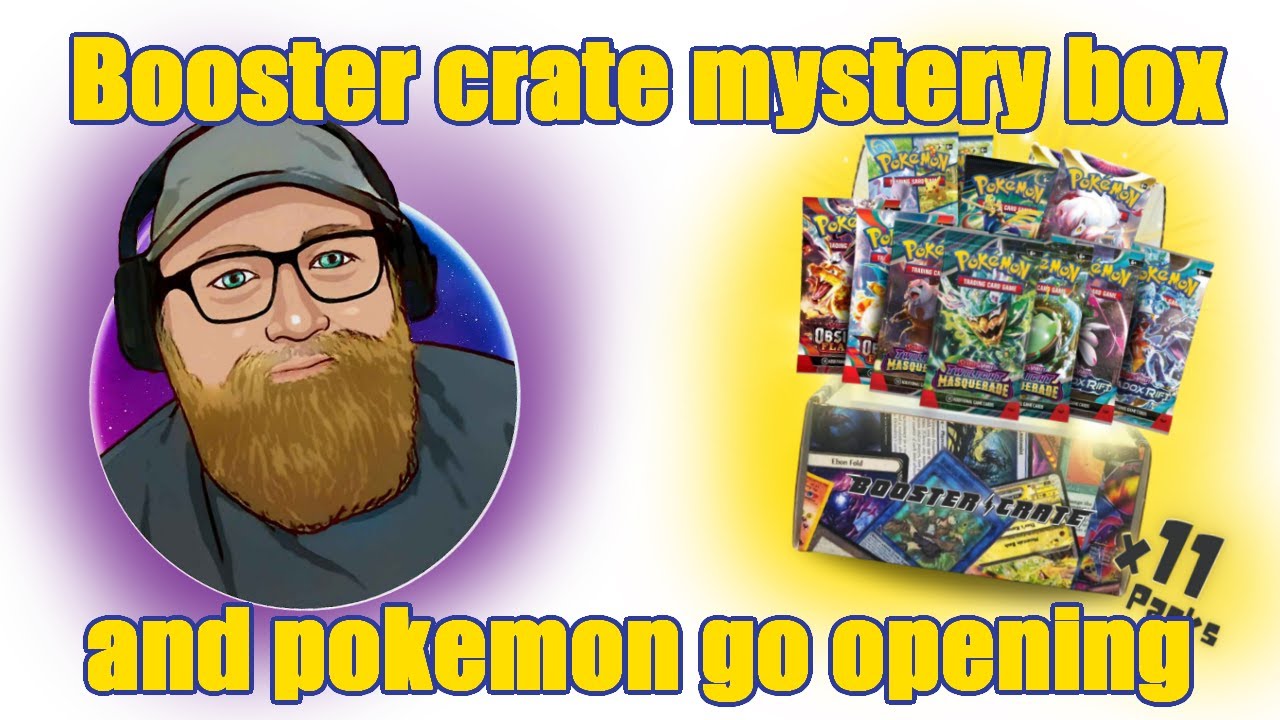 Booster crate mystery box and Pokémon go opening - YouTube