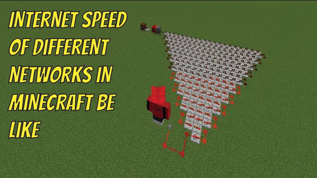 Internet speed of different networks in Minecraft be like - YouTube