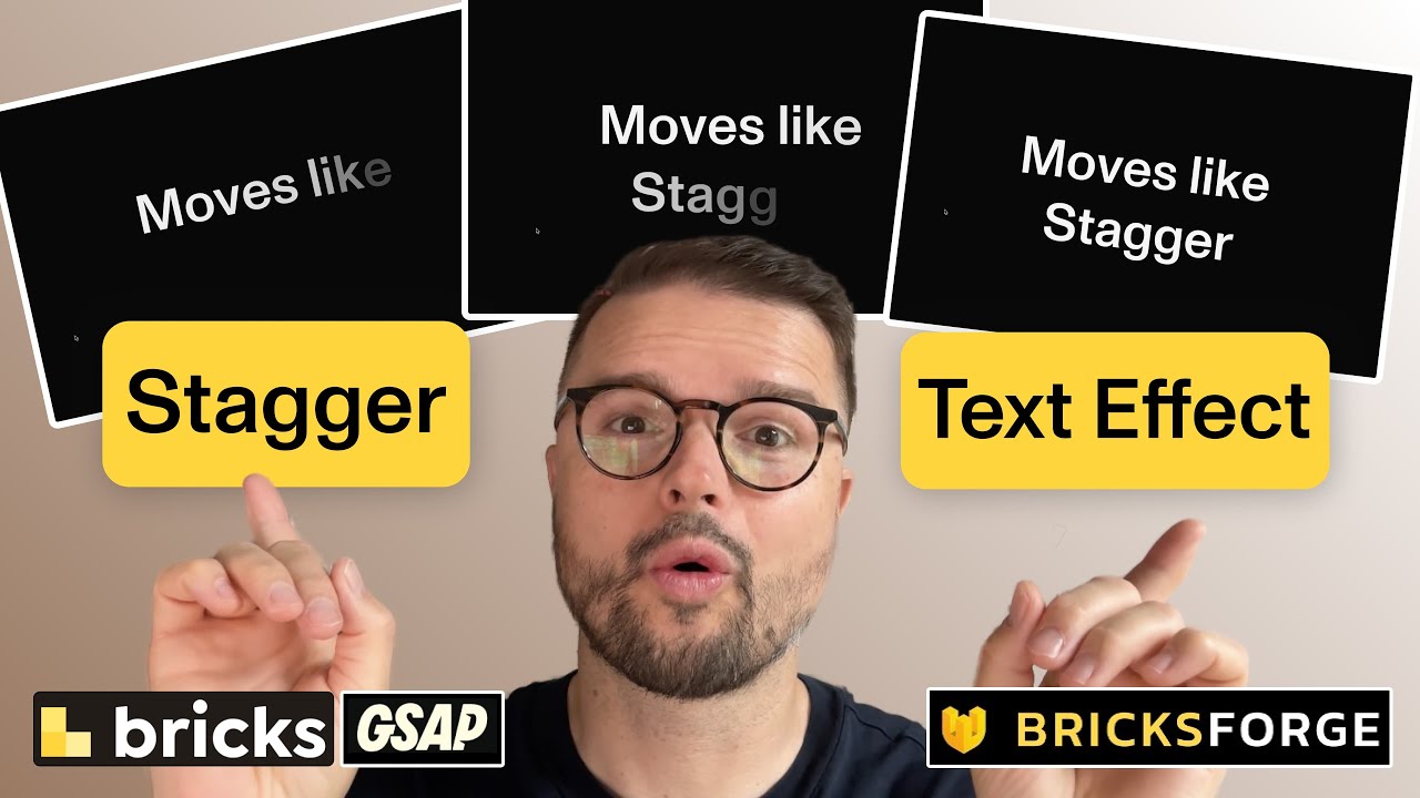 How I use the Stagger Text Effect with Bricksbuilder - YouTube