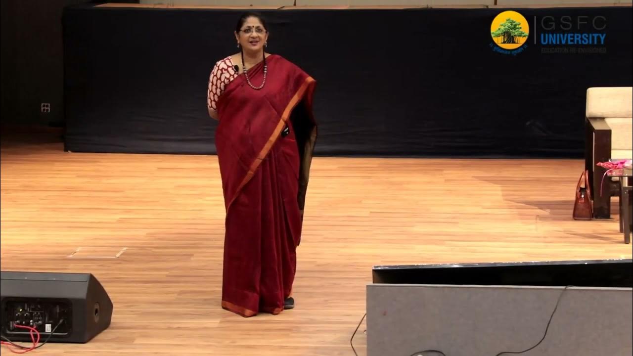 Foundation Course 2023 :- Prof. Nandini Kannan,Dr Anil Pania & Mr Amit Khatri at GSFC University ...