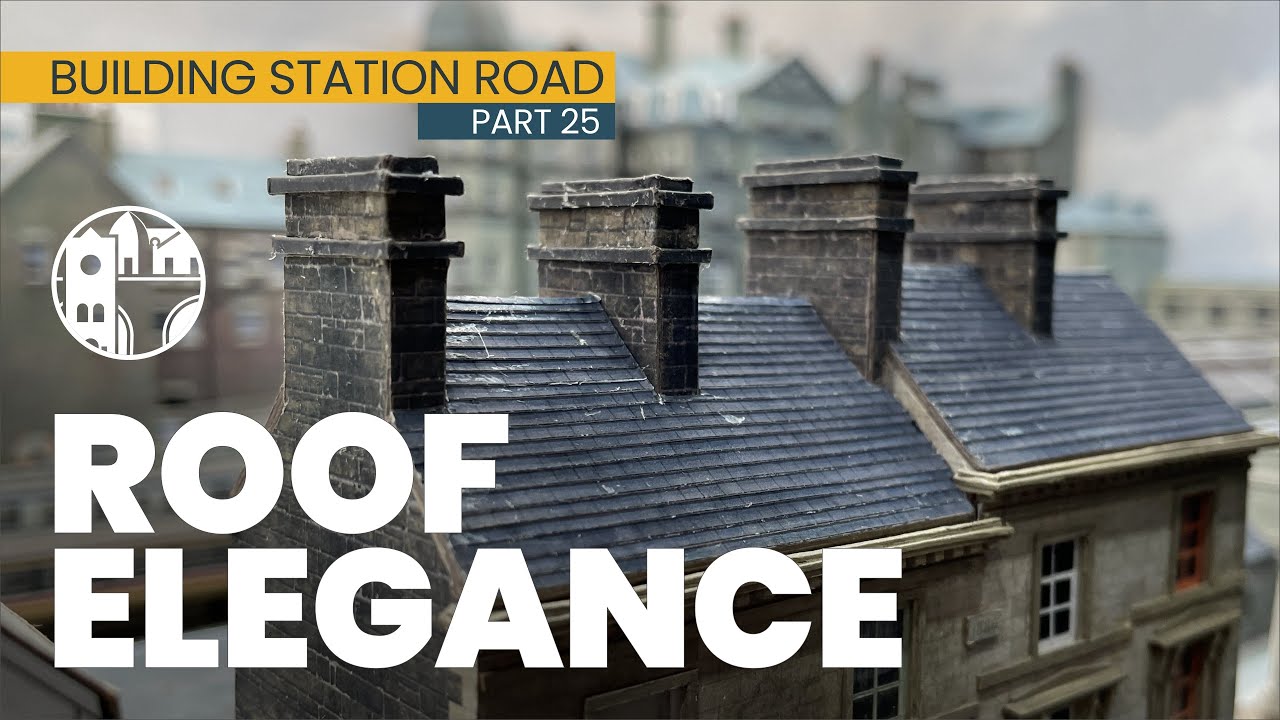 Roofing with elegance - using paper and card to make a beautiful model ...