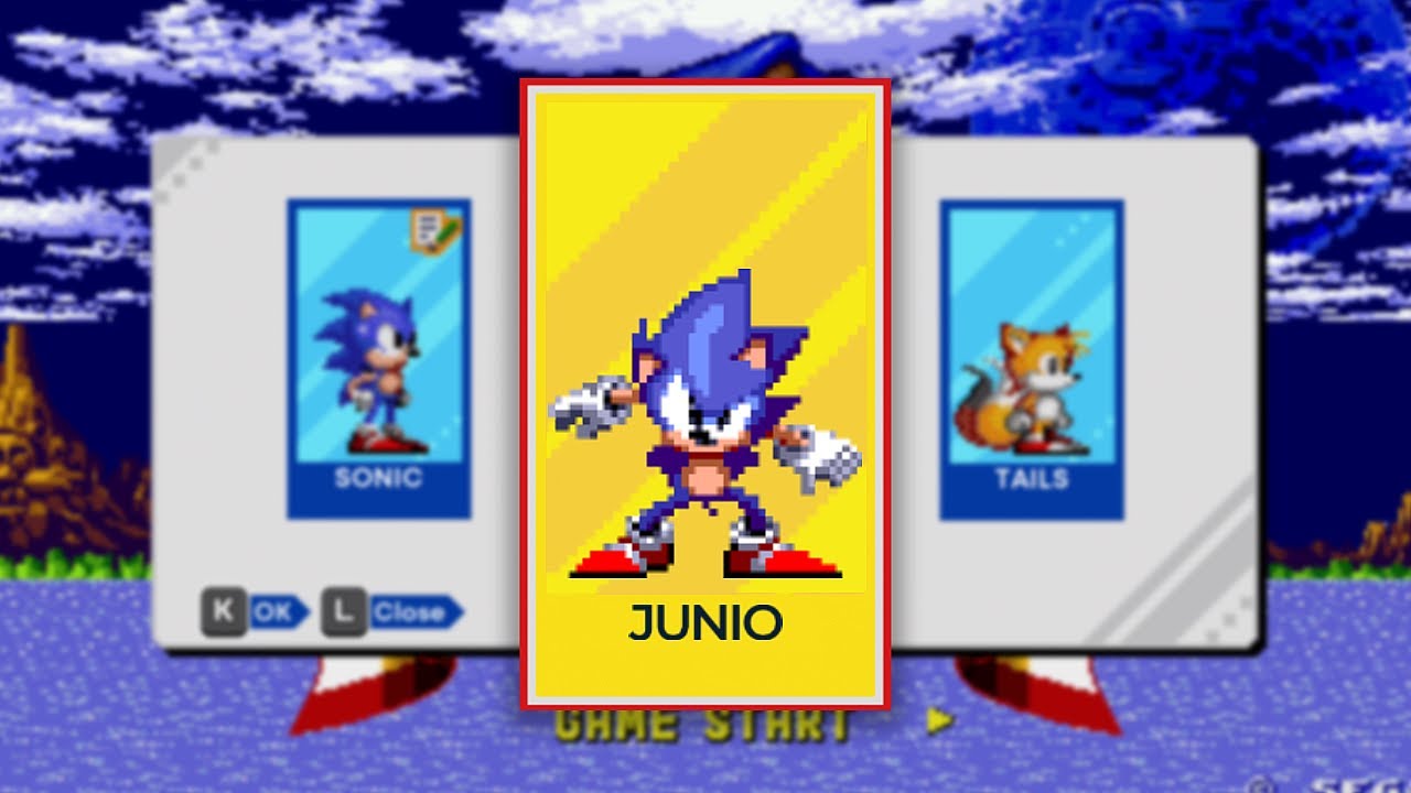 Junio Sonic Skin in Sonic Origins - YouTube