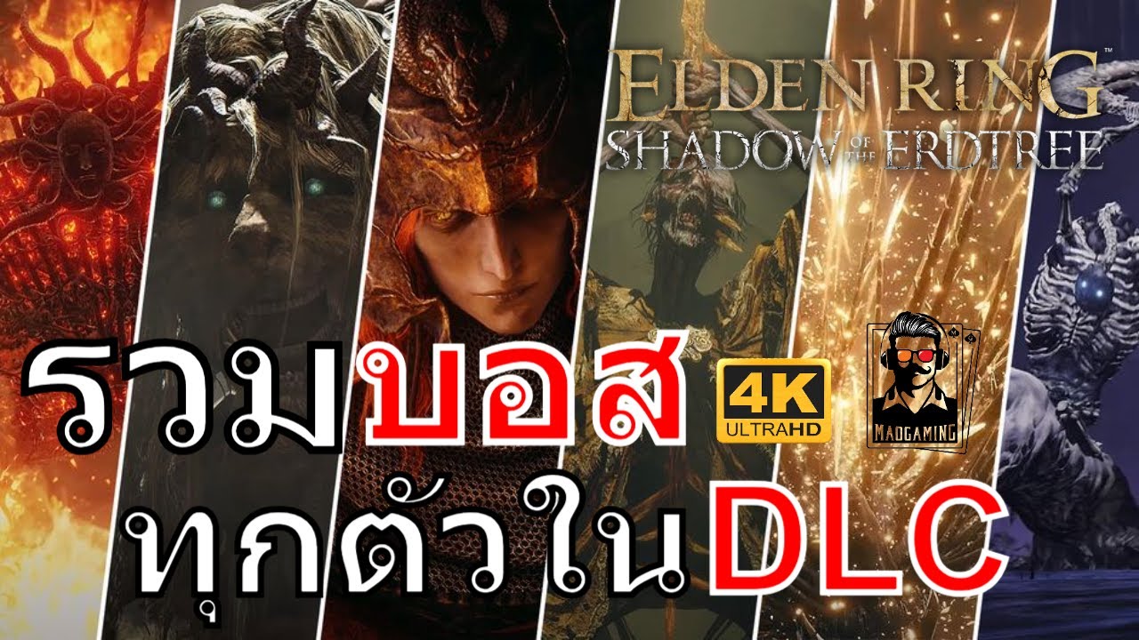 รวมบอสหลัก Elden Ring DLC All Bosses Fight - YouTube
