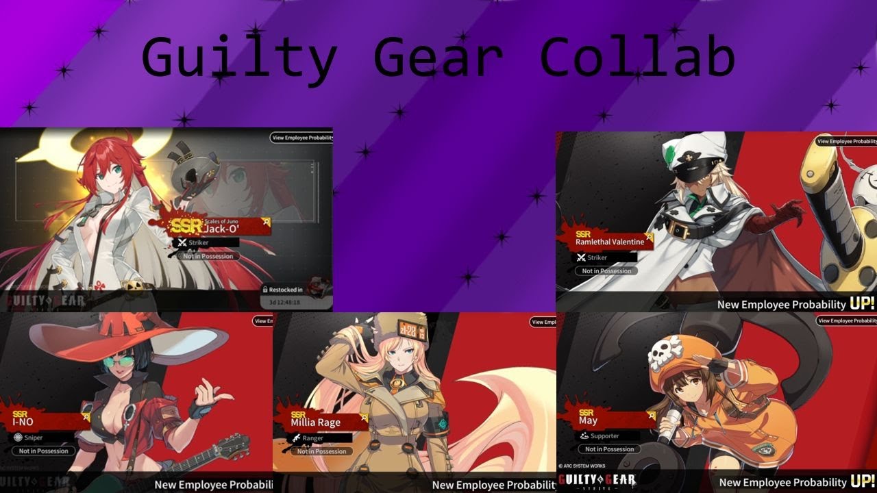 CounterSide Guilty Gear Collab - YouTube