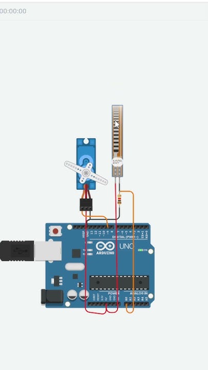 Arduino + Flex Sensor 🤖 Watch It Move with Your Finger! #arduino #electronics #diy #coding - YouTube