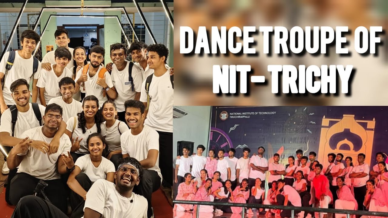 NIT TRICHY Freshers || Orientation performance Vlog|| Dance Troupe of ...