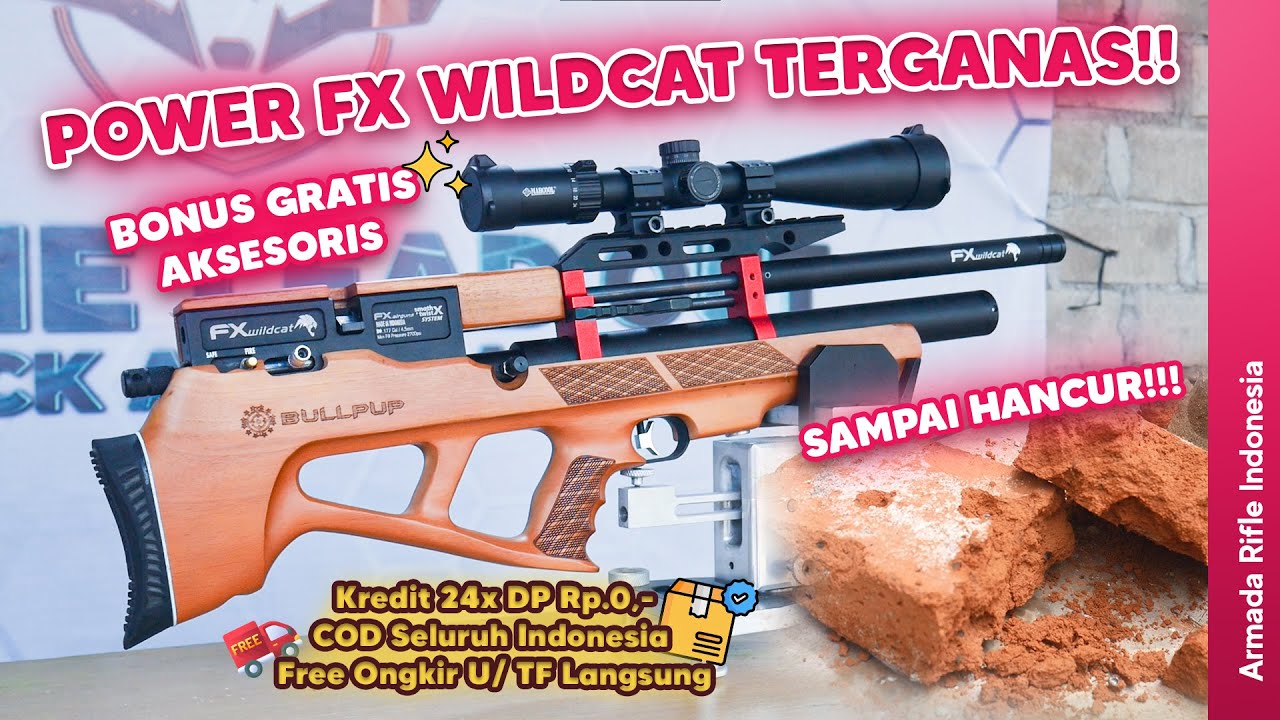 TES POWER FX WILDCAT TER GANAS!! PROMO SENAPAN ANGIN GRATIS AKSESORIS ...
