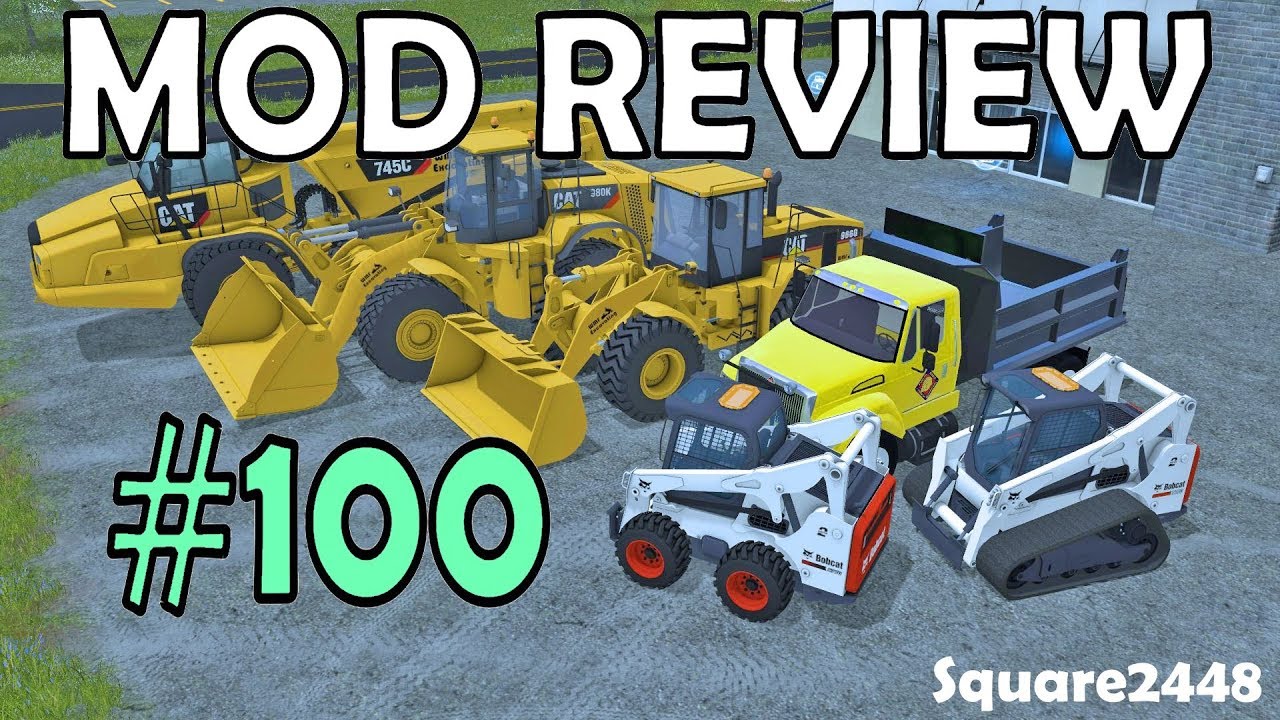 Farming Simulator 17 Mod Review #100 Bobcat S770/T770, Cat Loaders ...