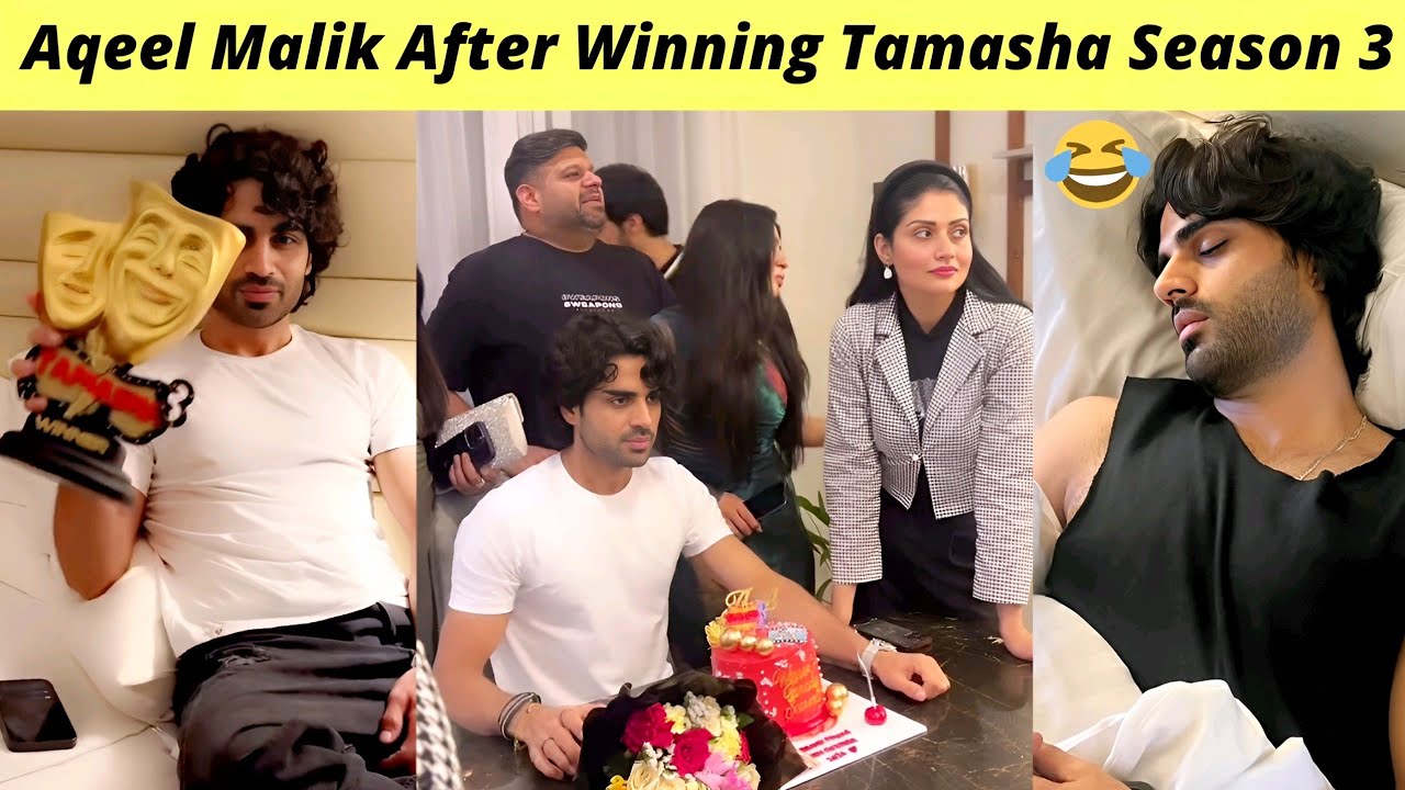 Aqeel Malik After Winning Tamasha Season 3 | Aqeel Malik | Zaib Com ...