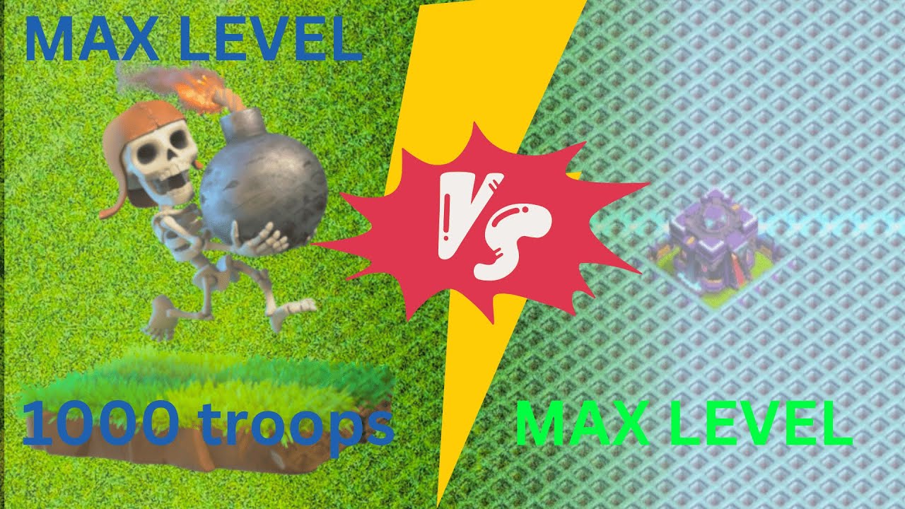 1000 max level wall breakers vs max level wall 😳 - YouTube