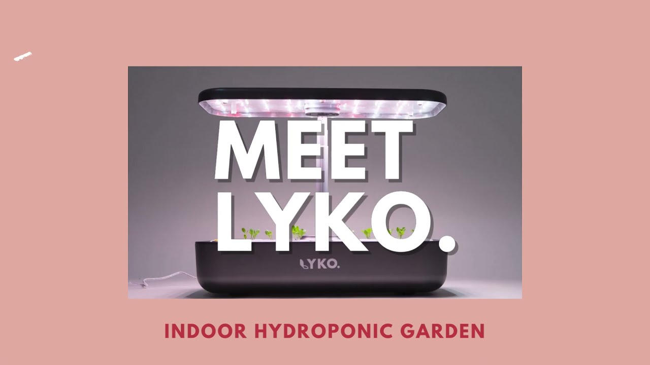 Lyko Hydroponic growing system - YouTube