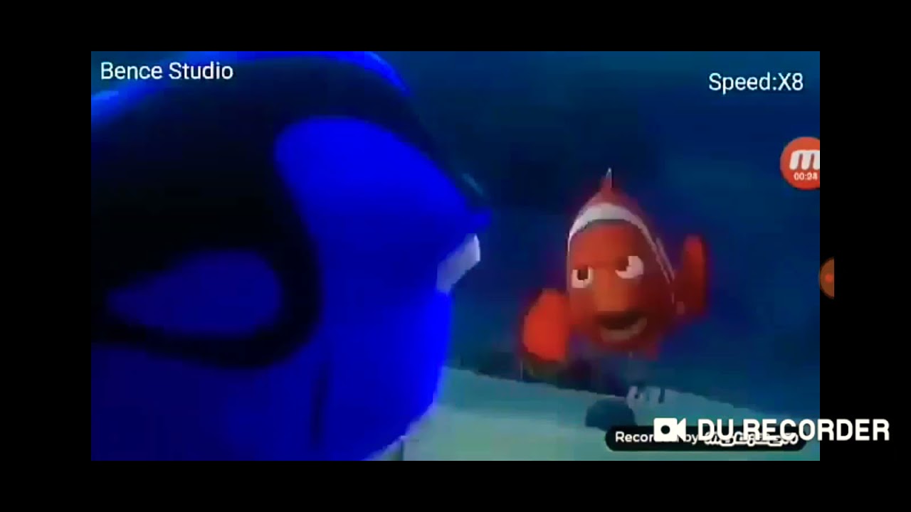 Finding Nemo in movie speed slowed - YouTube
