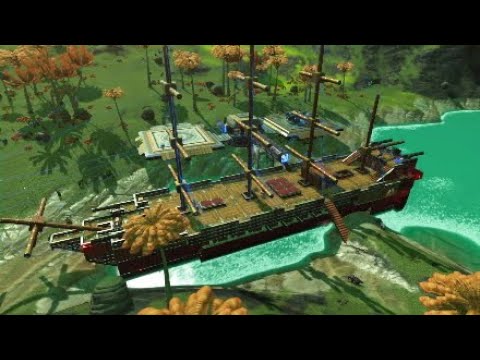 No Man's Sky Base Tour, Pirate Ship by Gary Denton - YouTube