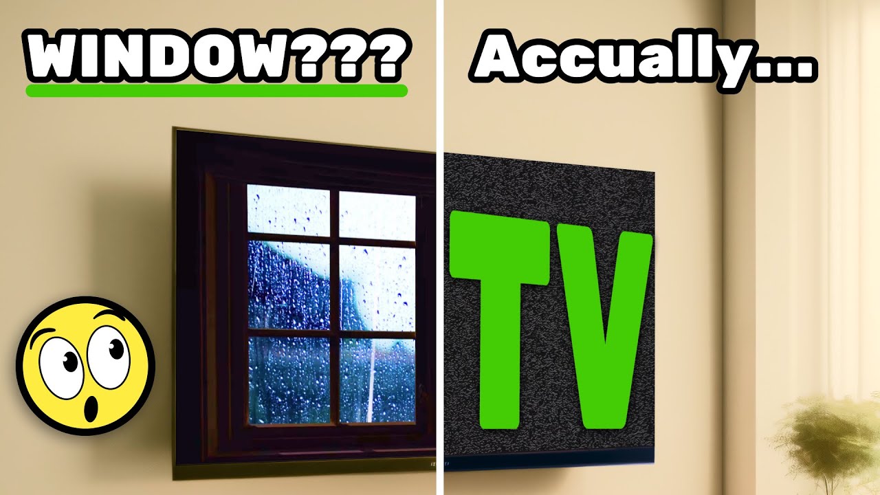 Turn Your TV into Ambient Window with This Relaxing Rain Video 🌧️🖼️📺 ...