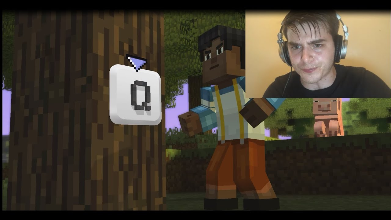 Sweaty speedrunner plays minecraft story mode - YouTube