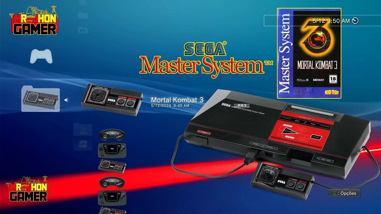 Mortal Kombat 3 Master System PKG PS3 - YouTube