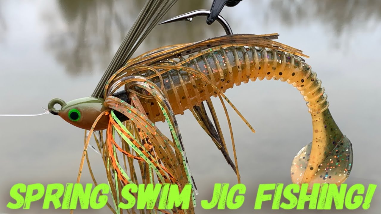 Spring Bass Fishing with a Swim Jig! - YouTube