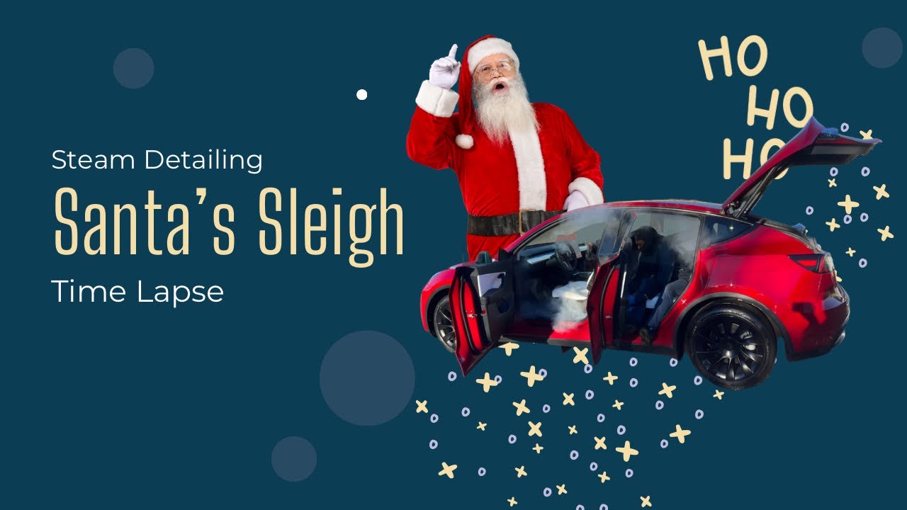 Of course Santa drives a Tesla - YouTube