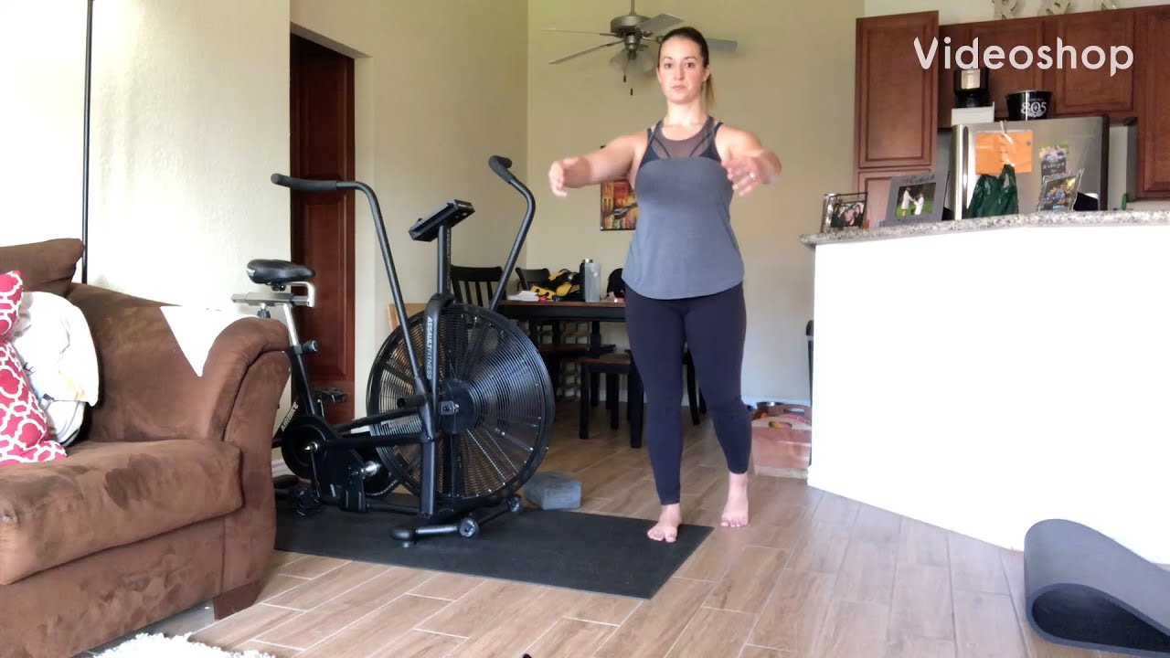 Single Leg Balance + Diagonal Hip Extension - YouTube