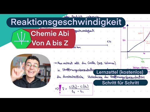 Durchschnittliche Reaktionsgeschwindigkeit- CHEMIE ABI- Einführung Kinetik