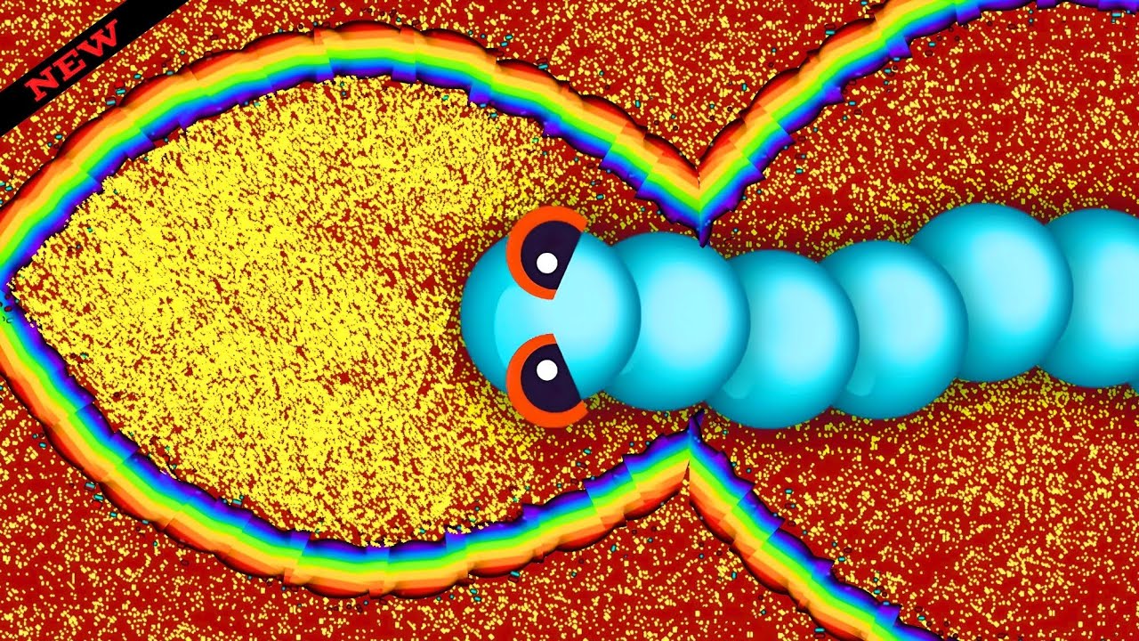 Big,Warm Heart 🐉 Snake Slushy Snake.io eating colourful feed Netflix ...