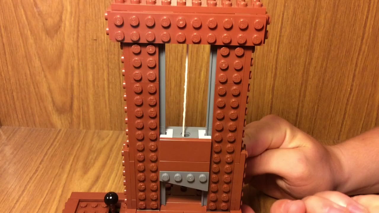 Lego Functioning Guillotine MOC - YouTube