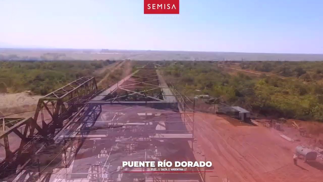 SEMISA INFRAESTRUCTURA 2022 08 08 SALTA FFCC puente - YouTube