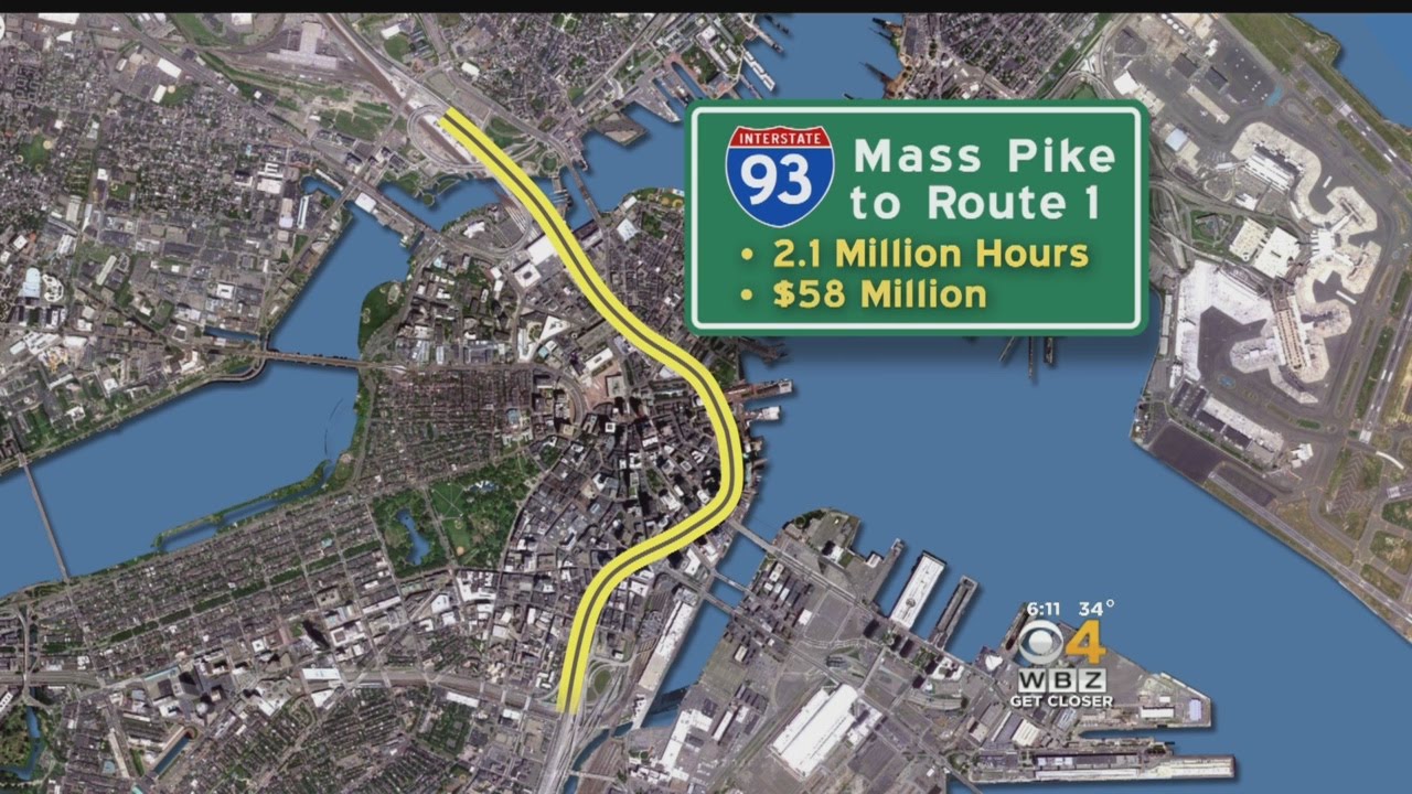 Boston Has 3 Of Nation's Worst Traffic Bottlenecks - YouTube