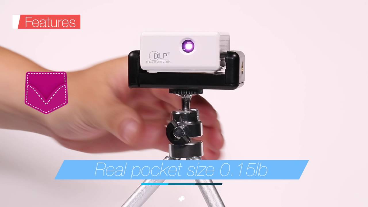 Pocketsize Wireless Pico Projector LG Uplus rayBeam DLP Beam Projector ...