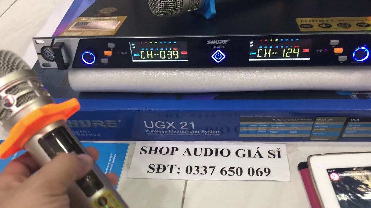 Micro không dây SHURE UGX 21 đúng chuẩn hàng nhập loại 1 mua hàng lh ...