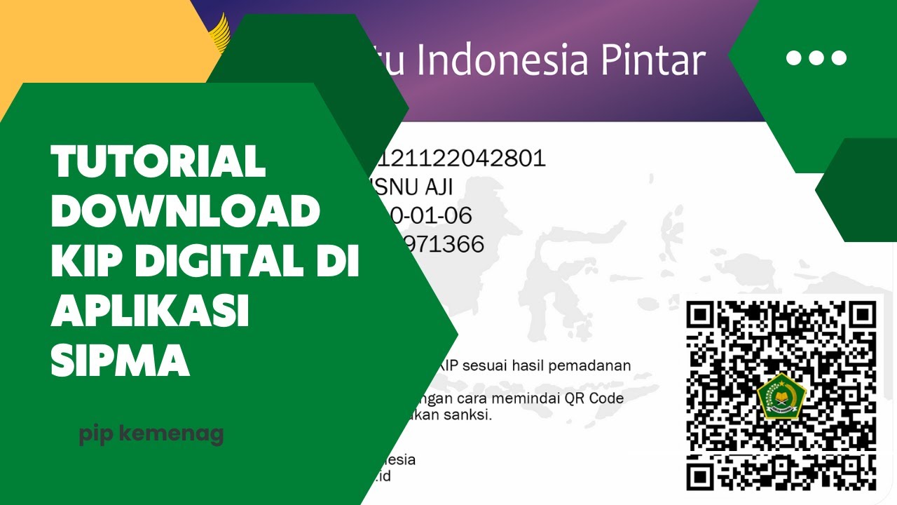 TUTORIAL DOWNLOAD KARTU PIP DIGITAL DI APLIKASI SIPMA|| Tutoriap PIP ...