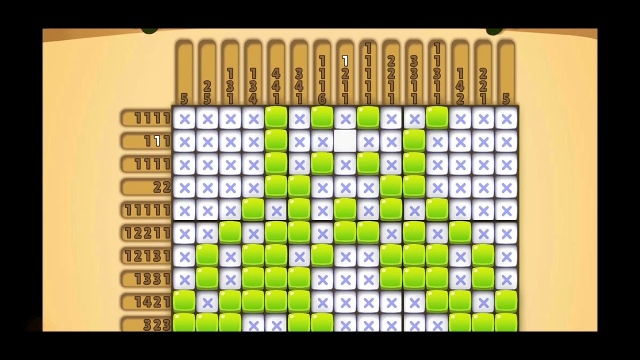 Nono Crossing Level 880 Picture Nonogram - YouTube