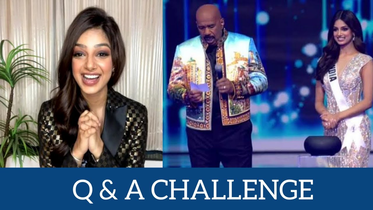 Miss Universe 2021 Harnaaz Sandhu answers Miss Universe questions ...