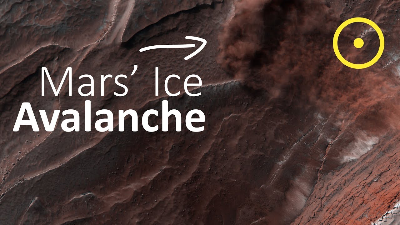 NASA Captures Stunning Avalanche on Mars - YouTube