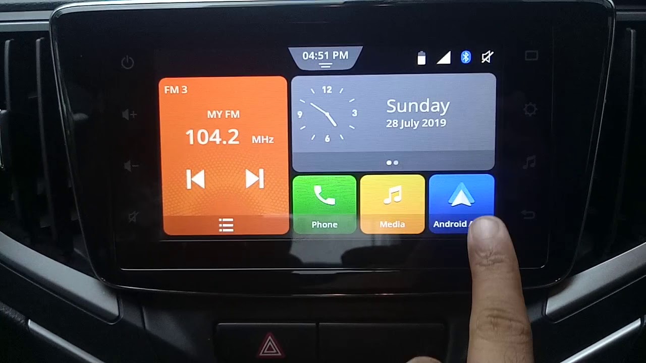 Connecting Android auto in maruti suzuki nexa baleno /Toyota Glanza ...