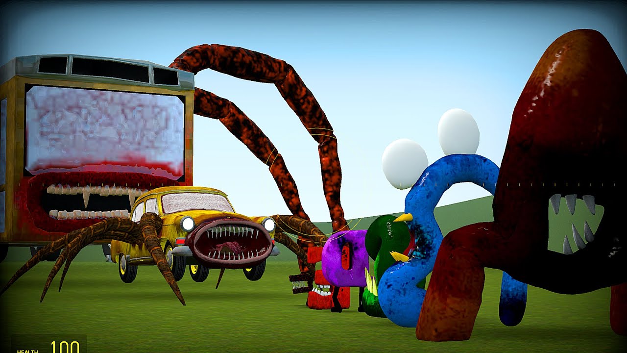 ALPHABET LORE CURSED vs BUS EATER and CAR EATE In GMod! (Gmod Star ...