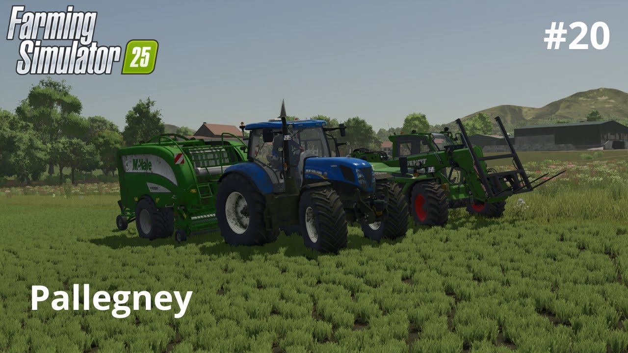 LOADING BALES UP AND BUYING A NEW BALE PRESSER IN PALLEGNEY #20 |FS25 ...