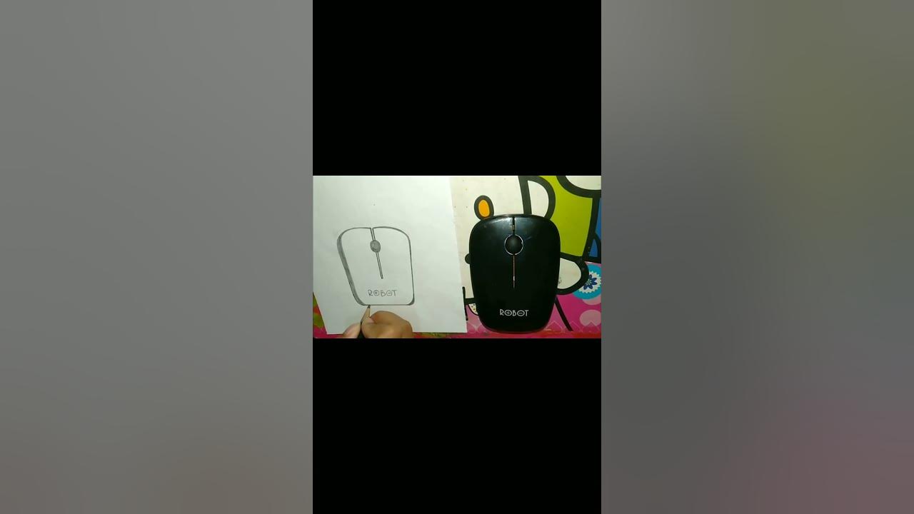 How to draw mouse - YouTube