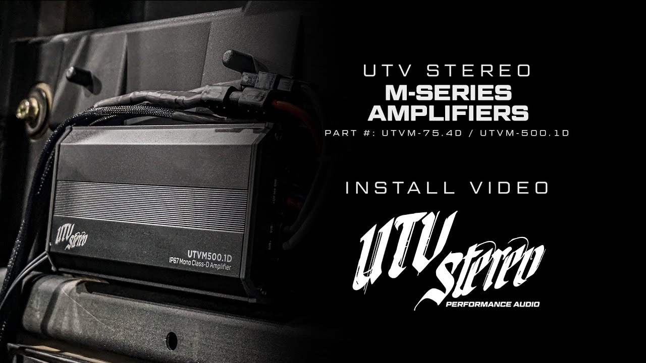 UTV Stereo M-Series Amplifiers: Our Most Versatile Amps! - YouTube