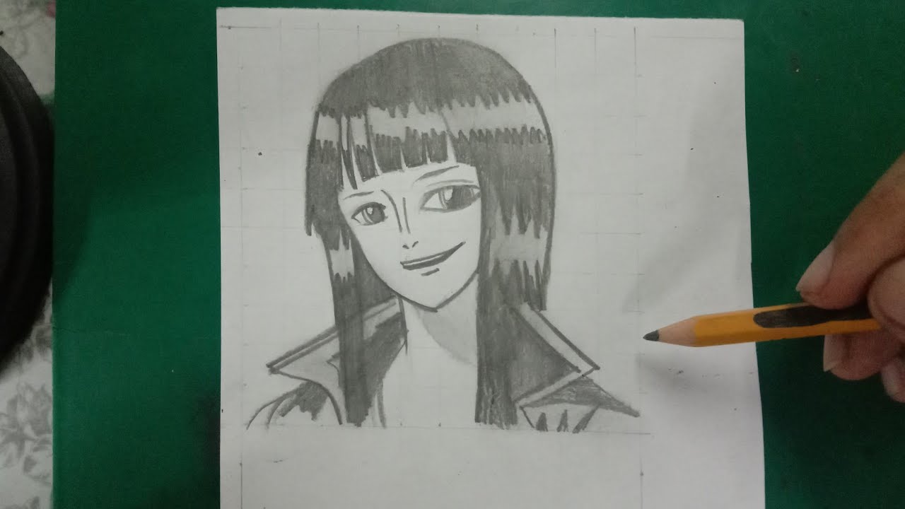 How to draw Nico Robin | Drawing Nico Robin | One Piece | Anime drawing ...