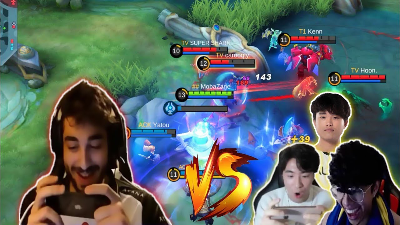 Mobazane Met Hoon, Basic & Shark in A Rank Game..😳 - YouTube